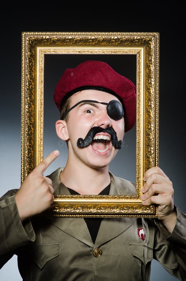 Funny soldier stock image. Image of soldier, commando - 47304773