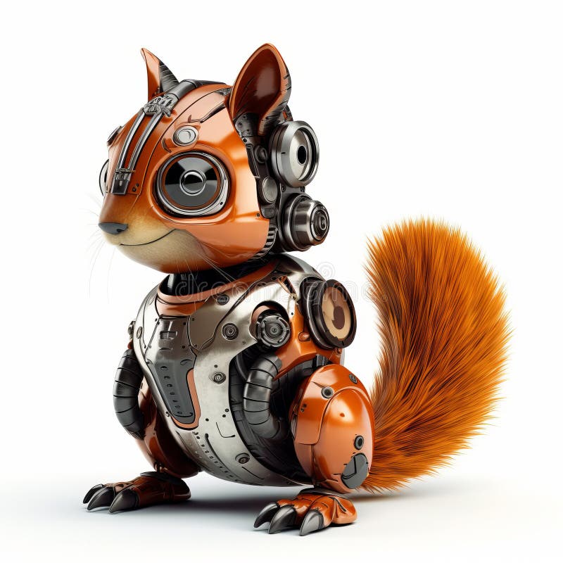 Robotic Squirrel Stock Illustrations – 37 Robotic Squirrel Stock ...