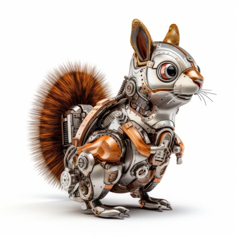 Robotic Squirrel Stock Illustrations – 37 Robotic Squirrel Stock ...