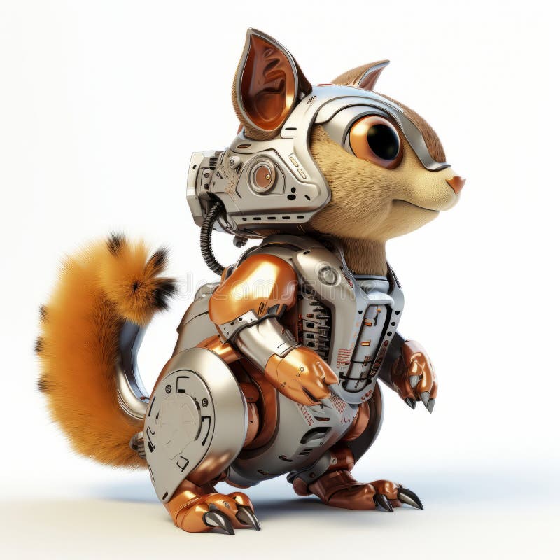 Robotic Squirrel Stock Illustrations – 37 Robotic Squirrel Stock ...