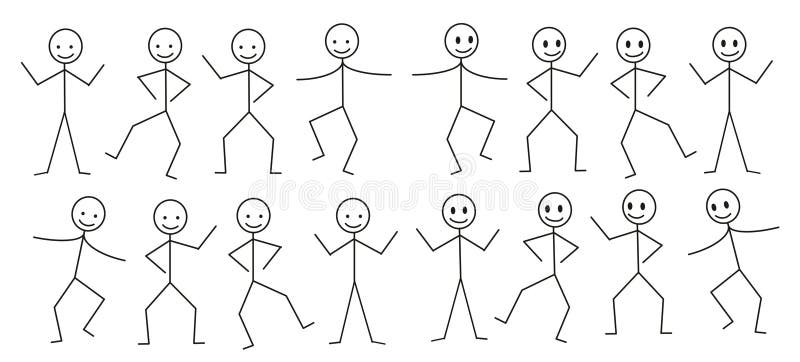 Stick Figure Dancing Memes Stick Figure Drawing Hi Res Stock