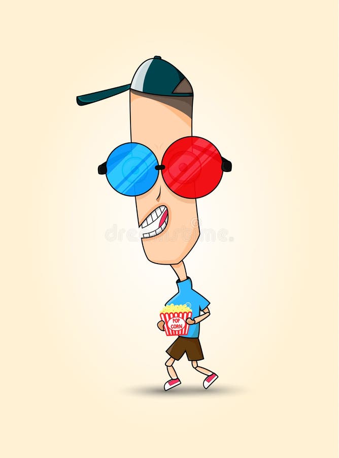 Funny Sticker Boy, Illustration Vector Stock Vector - Illustration of ...