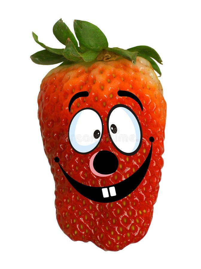 Funny strawberry stock illustration. Illustration of tasty - 2691737
