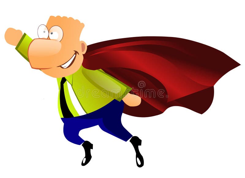 Comic Fast Running Superhero Stock Vector - Illustration of mask ...