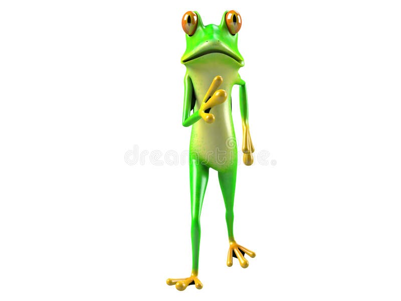 Funny super frog stock illustration. Illustration of cool - 30439871