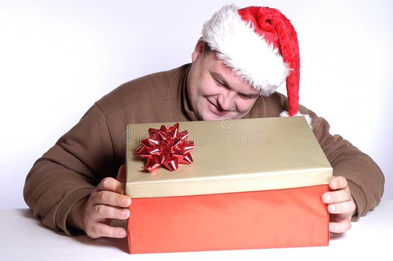 Funny surprise stock image. Image of smiles, person, claus - 204603