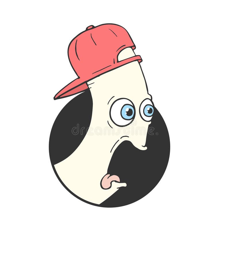 Funny surprised face stock vector. Illustration of expression - 298422954