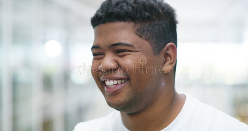 Funny, Talking or Face of Happy Man in Startup Discussion, Conversation ...