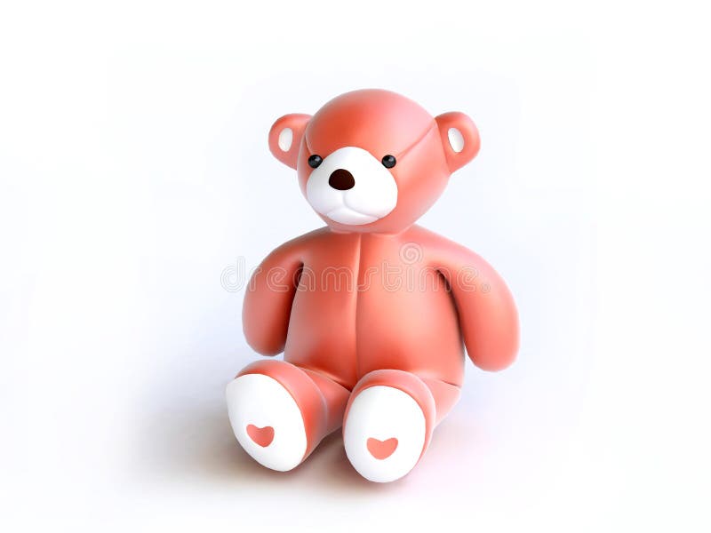 Funny Teddy Bear stock illustration. Illustration of funny - 17267873