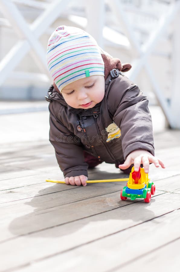 Funny toddler boy crawling stock photo. Image of healthy - 39160200