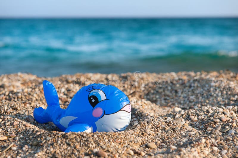 Funny Toy Fish at the Beach Stock Photo - Image of travel, destination ...