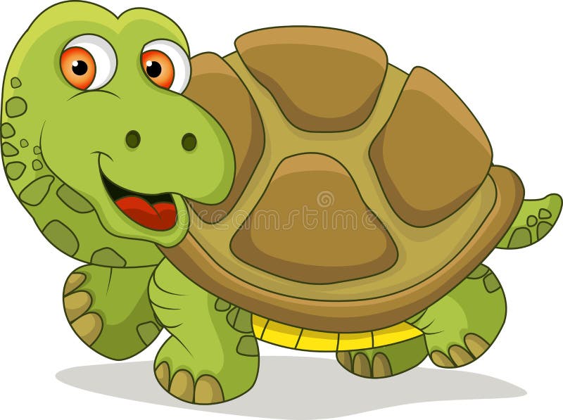 Cartoon Turtle Teamwork stock illustration. Illustration of ...