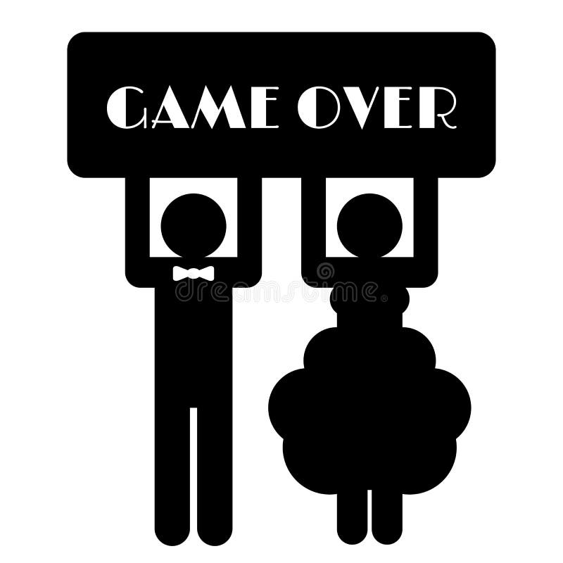 Game Over Bride And Groom Game Over T Shirt Funny Marriage Bride