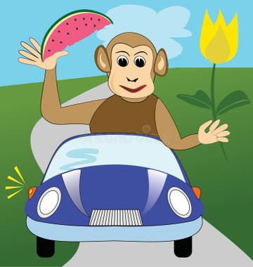 Winking Monkey Stock Illustrations – 72 Winking Monkey Stock ...