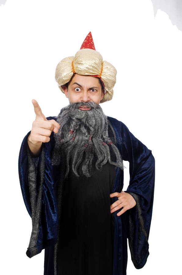Funny wise wizard stock image. Image of evil, book, horror - 50797941