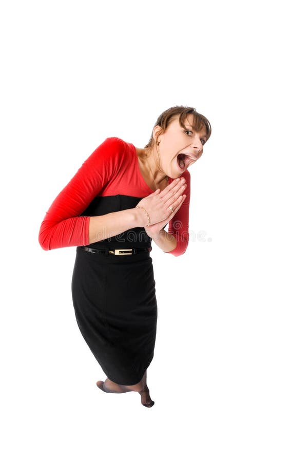 Funny woman stock photo. Image of emotions, people, ethnicity - 10278400