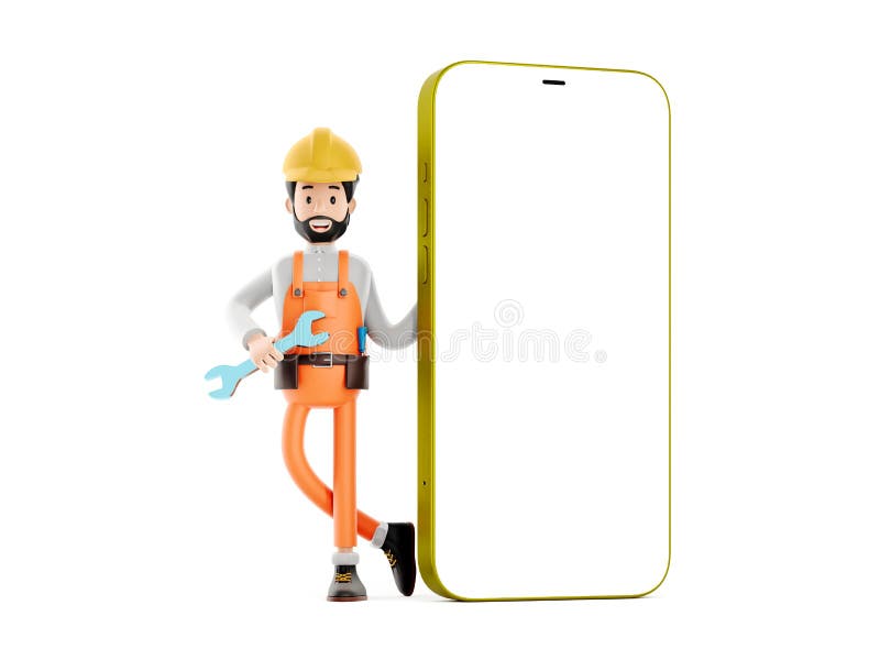 Mobile Phone Repair Character Stock Illustrations – 1,093 Mobile Phone ...