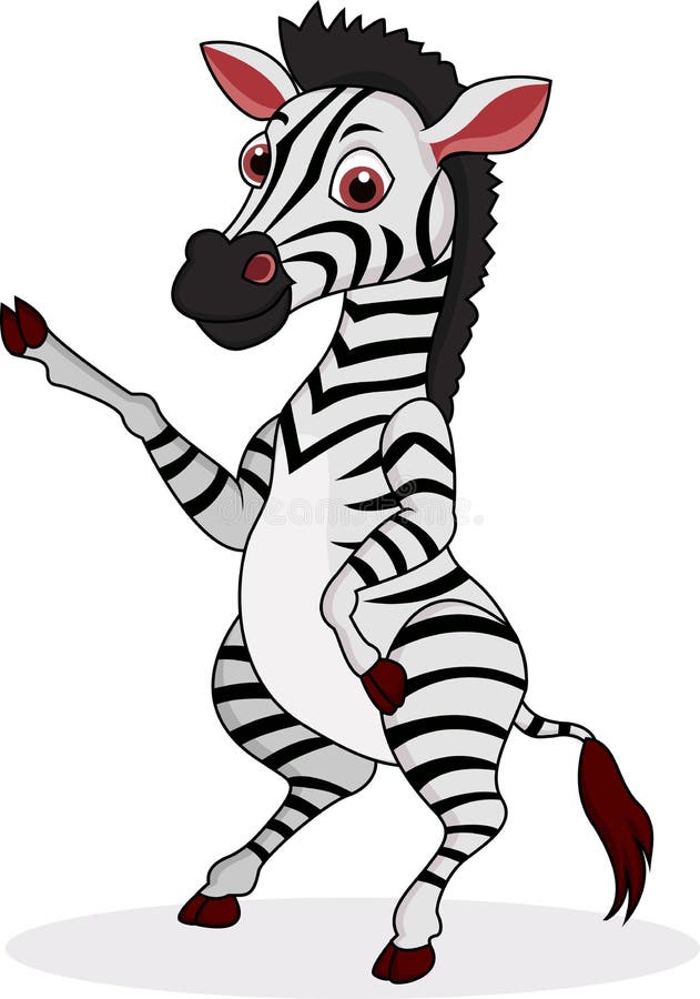 Fun zoo. Zebra stock vector. Illustration of small, childhood - 23314228