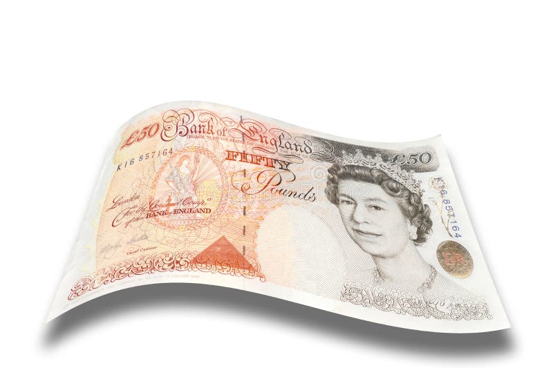 Nowy UK Polimer Dziesięć Funtów Notatka Obraz Editorial - Obraz ...