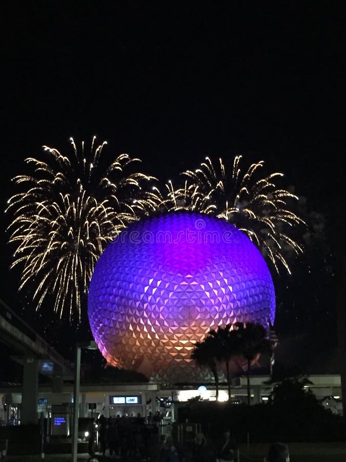 Fuochi D'artificio Di Epcot Fotografia Editoriale - Immagine di arte ...