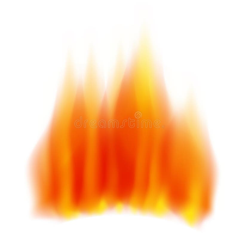 Fuoco della fiamma illustrazione vettoriale. Illustrazione di pittura ...