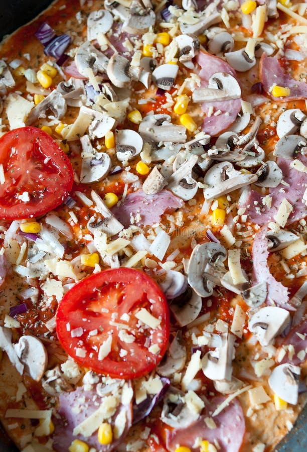 Fuoco della pizza fotografia stock. Immagine di pranzo - 41754762