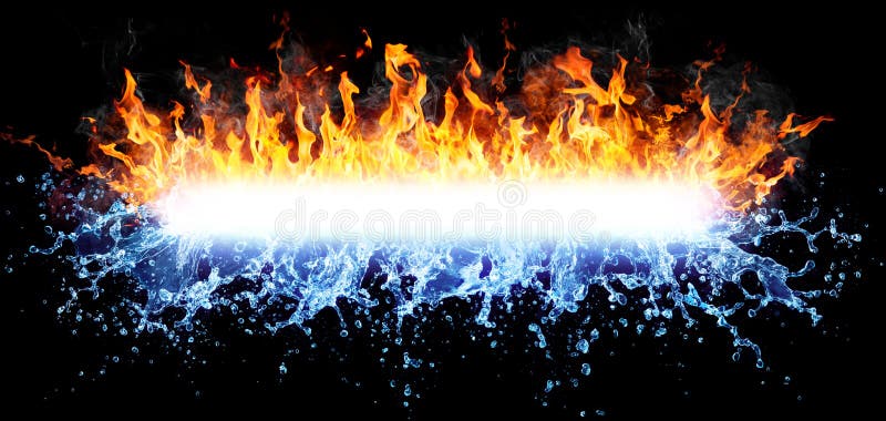 Fuoco, aria, acqua e terra fotografia stock. Immagine di acqua - 18032624