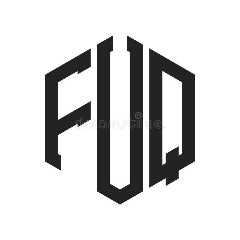 FUQ Logo Design. Initial Letter FUQ Monogram Logo Using Hexagon Shape ...