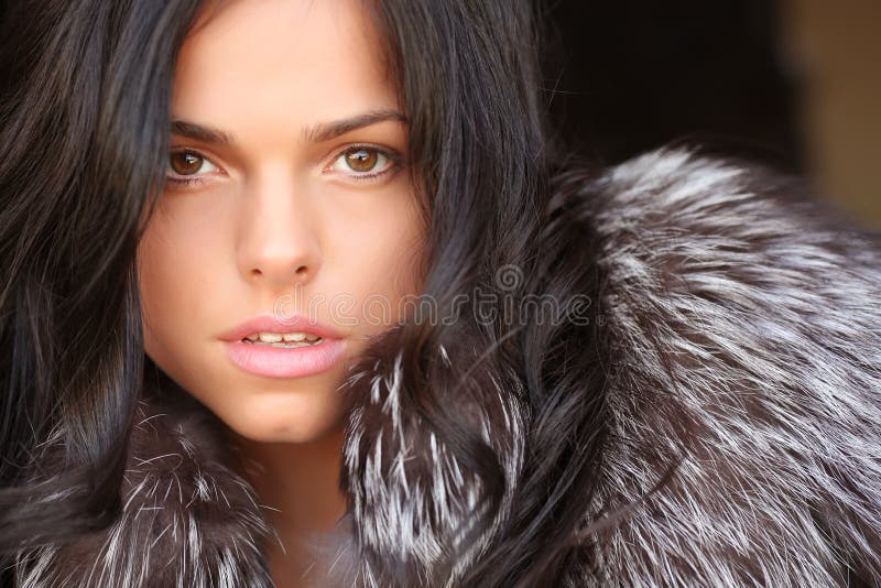 Fur stock image. Image of lovely, luxury, elegance, human - 8495869