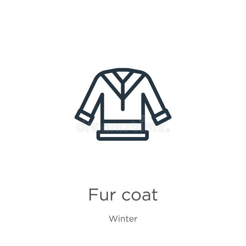 Long Fur Coat Collection Stock Illustrations – 135 Long Fur Coat ...