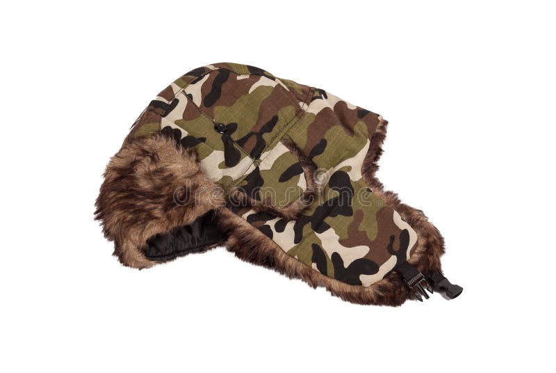 Fur Green Cap Winter Weather Isolated Stock Photos - Free & Royalty ...