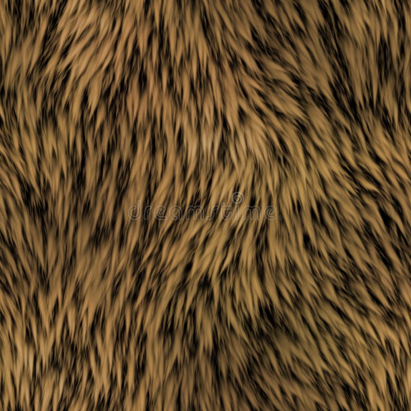 Fur Seamless Generated Texture Stock Illustration - Illustration of ...