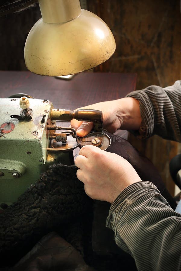 Fur sewing stock photo. Image of furrier, tailor, laboratory - 72881262