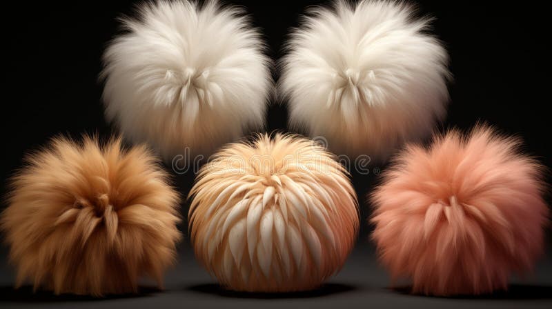 Fur Spheres Nice Bro Get Me Stock Illustration - Illustration of object ...