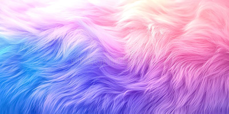 Fur Texture in Rainbow Colors Stock Illustration - Illustration of ...