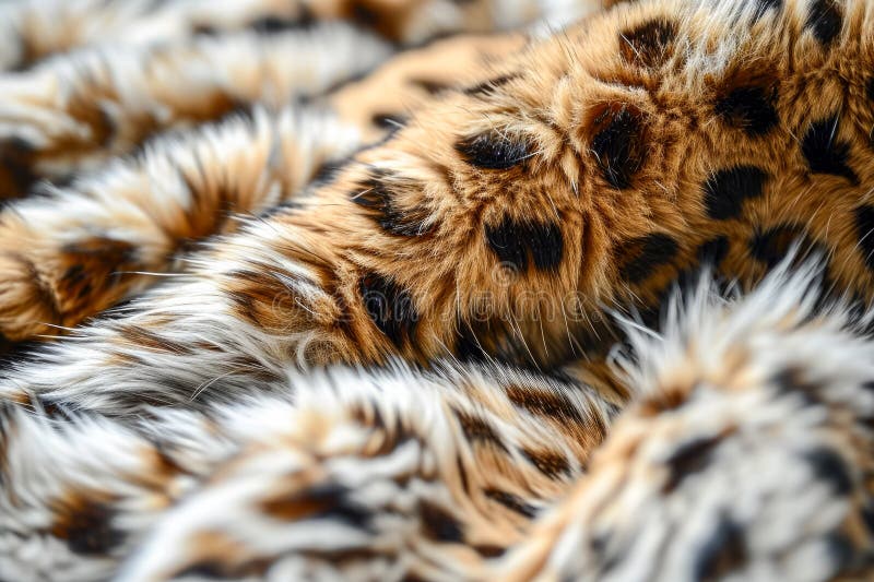 Fur Texture with Spots and Stripes Stock Illustration - Illustration of ...