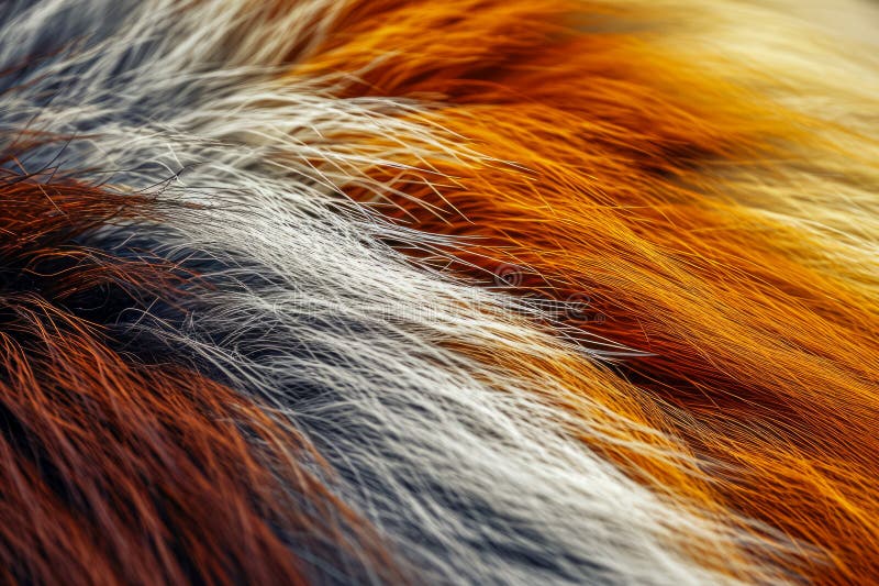 Fur Texture with Strands and Colors Stock Illustration - Illustration ...