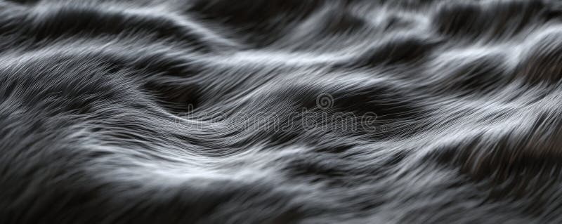 A Fur Textured Surface with Fine, Soft Fur, Gently Flowing in One ...