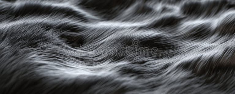 A Fur Textured Surface with Fine, Soft Fur, Gently Flowing in One ...