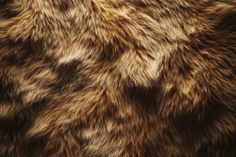 A Fur Textured Surface with Rough, Rugged Strands, Creating a Natural ...