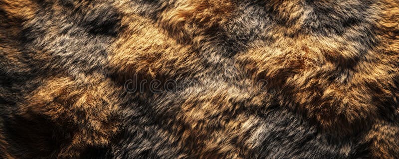 A Fur Textured Surface with Rough, Rugged Strands, Offering a Natural ...