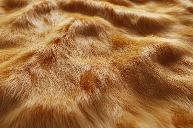A Fur Textured Surface with Short, Dense Fur, Creating a Smooth and ...
