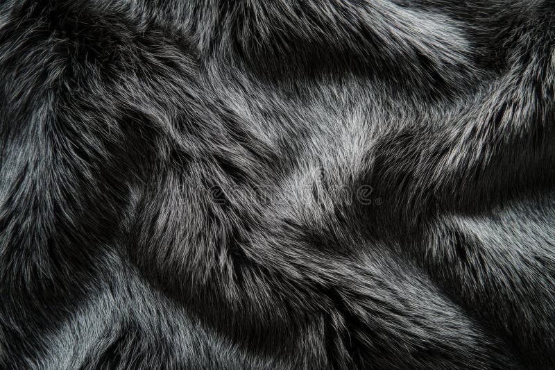 A Fur Textured Surface with Short, Dense Fur, Creating a Smooth and ...