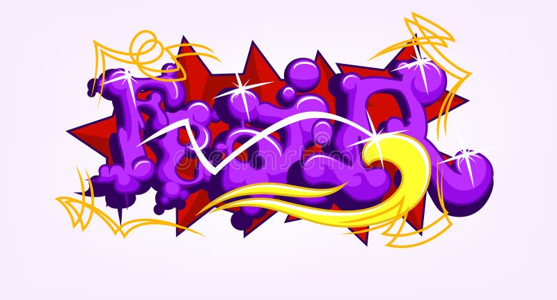 Furcht Art Graffiti stock abbildung. Illustration von furcht - 35474581