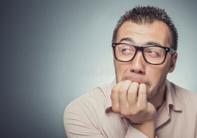 Furcht und Sorge stockfoto. Bild von ausdruck, sorge - 60538654