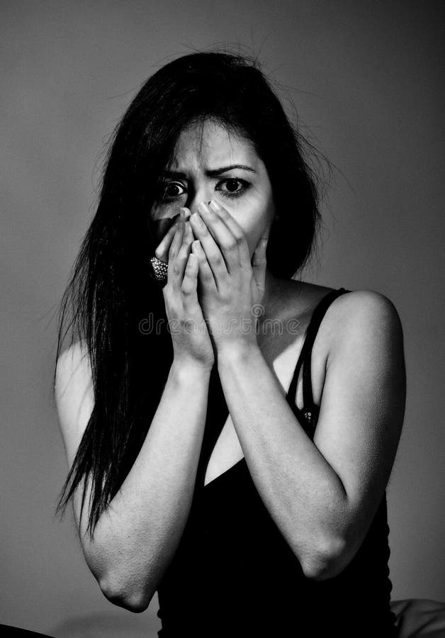 Furcht vor dem Zeuge stockbild. Bild von alleine, tiefstand - 36582609