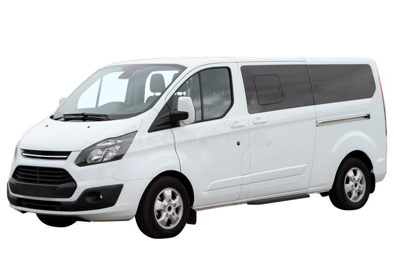 Furgoncino bianco moderno fotografia stock. Immagine di famiglia ...