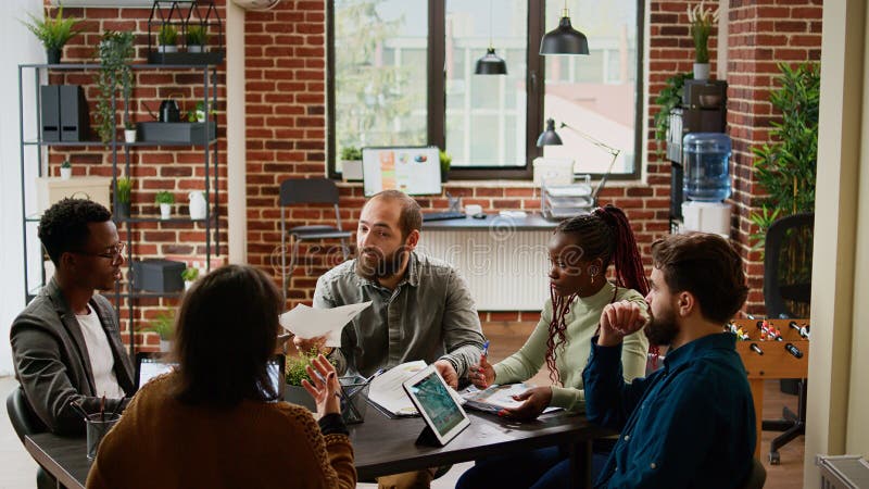 Furious Aggressive Manager Throwing Documents and Leaving Stock Photo ...