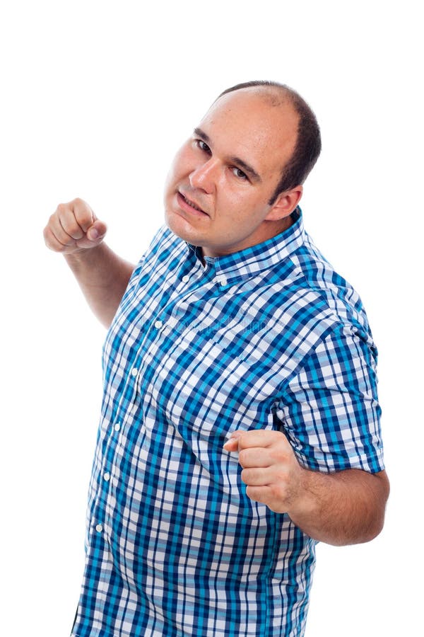 Furious Angry Aggressive Man Stock Image - Image of bruiser, business ...