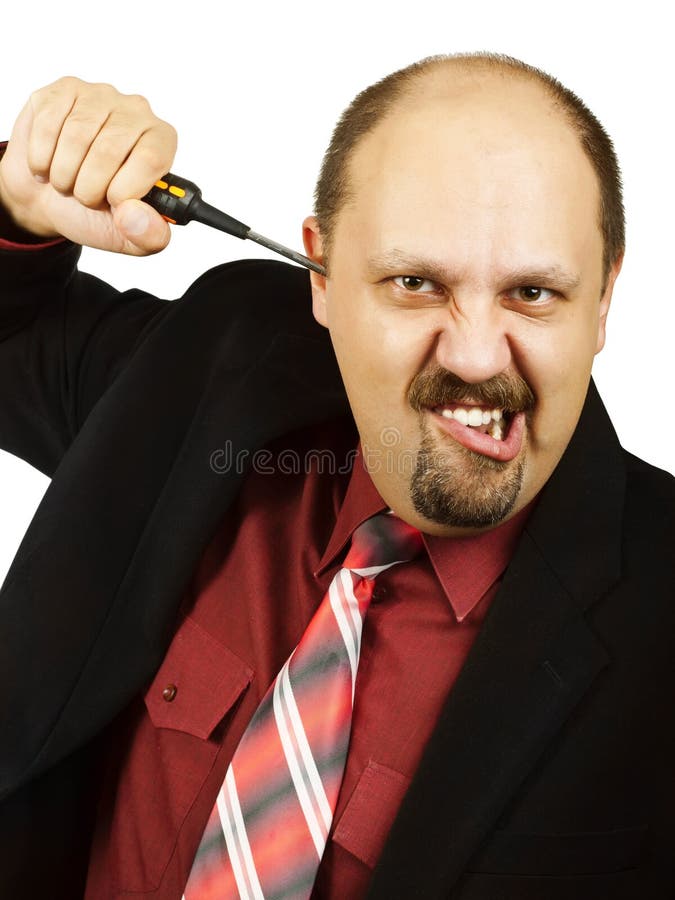 Furious businessman stock photo. Image of befogged, adult - 14806130